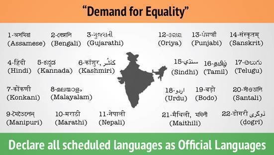 Petition · Prime Minister of India: Declare all languages present in ...